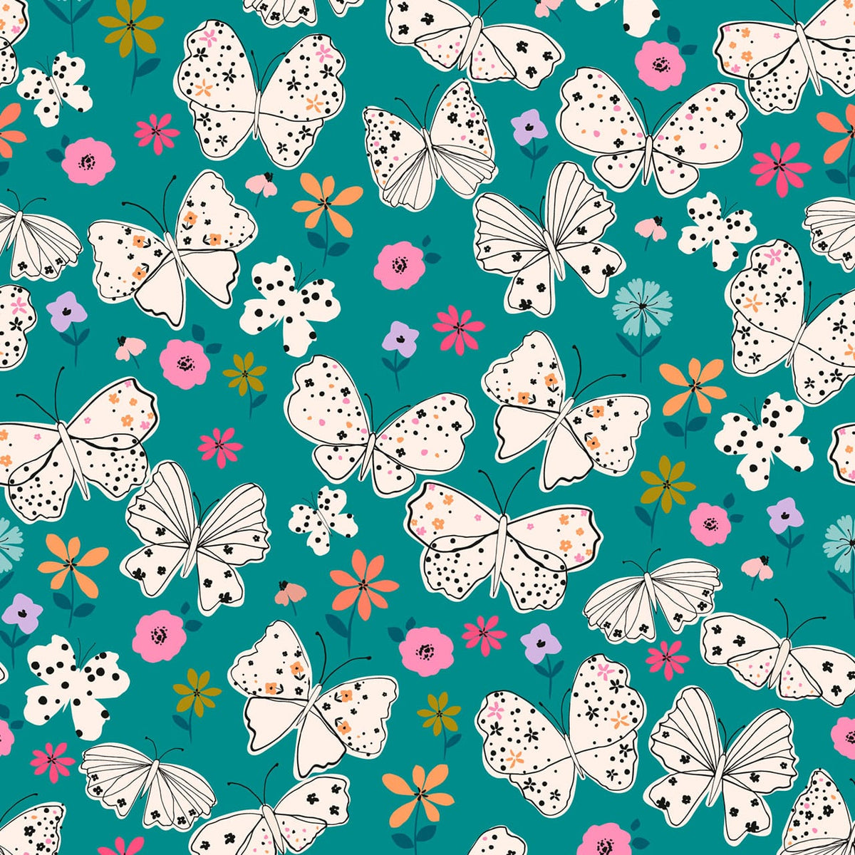 Dashwood Butterfly Fields - Butterflies - 100% Cotton Fabric – My ...