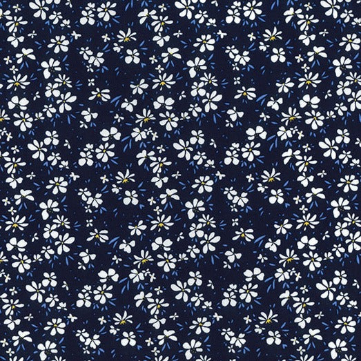 Blue floral material store