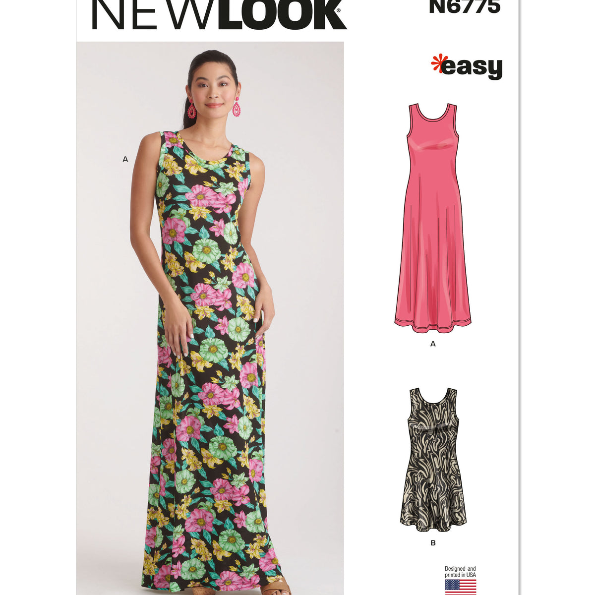 New Look Sewing Pattern N6775 - Misses' Knit Dress in Two Lengths – My ...