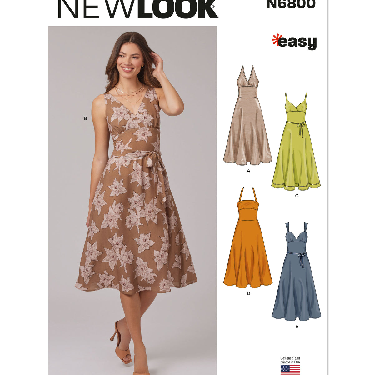New Look Sewing Pattern N6800 - Misses' Dresses – My Sewing Box