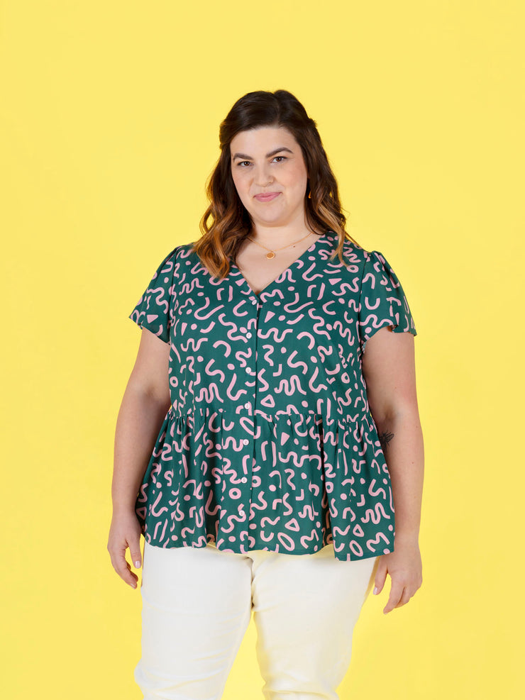 Tilly & The Buttons Sewing Pattern - Nell Blouse/Dress | Independent ...