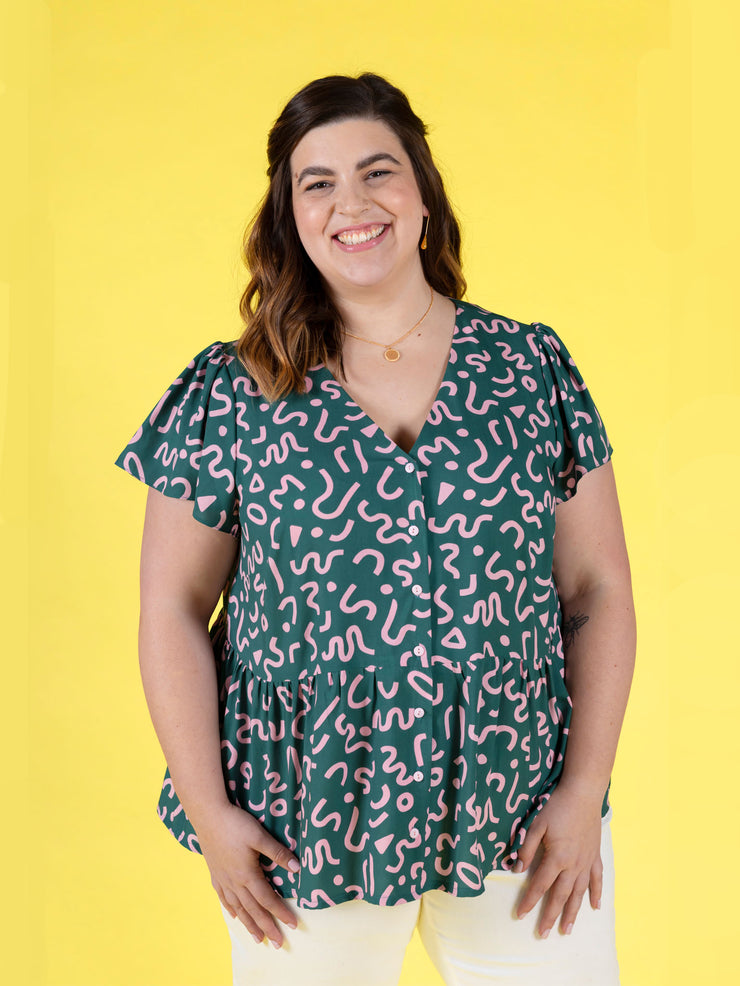 Tilly & The Buttons Sewing Pattern - Nell Blouse/Dress | Independent ...