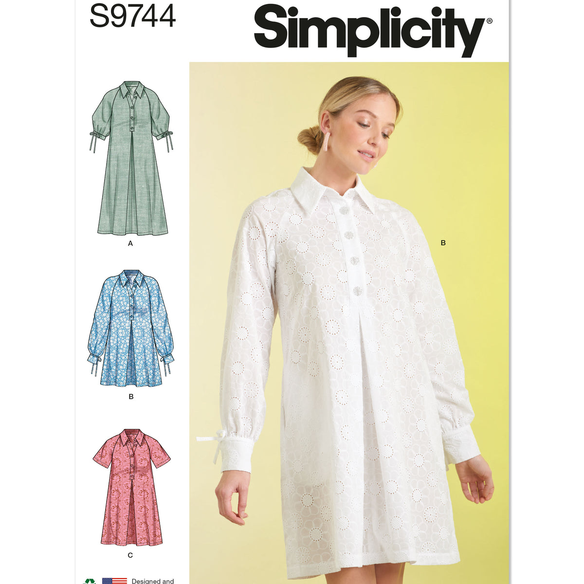 Simplicity Sewing Pattern S9744 - Misses' Dresses – My Sewing Box