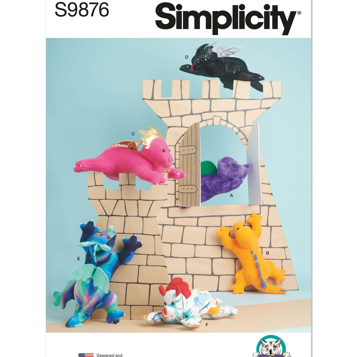 Simplicity Sewing Pattern S9876 - Plush Dinosaurs and Dragons by Carla ...