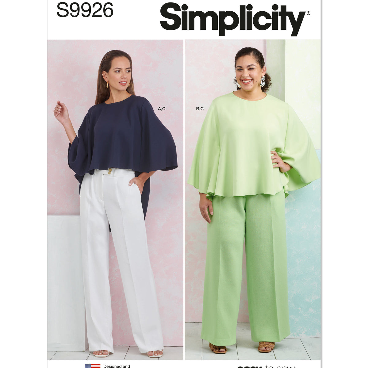Simplicity Sewing Pattern S9926 - Misses' and Women's Tops and Pants ...