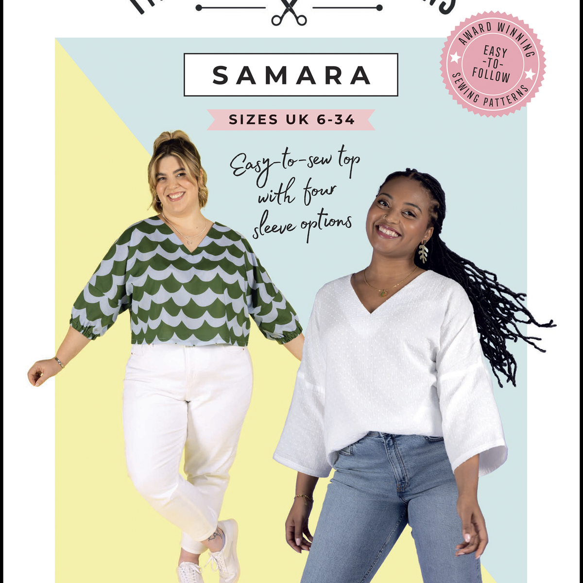 Tilly & The Buttons Sewing Pattern - Samara Top | Beginner Sewing ...