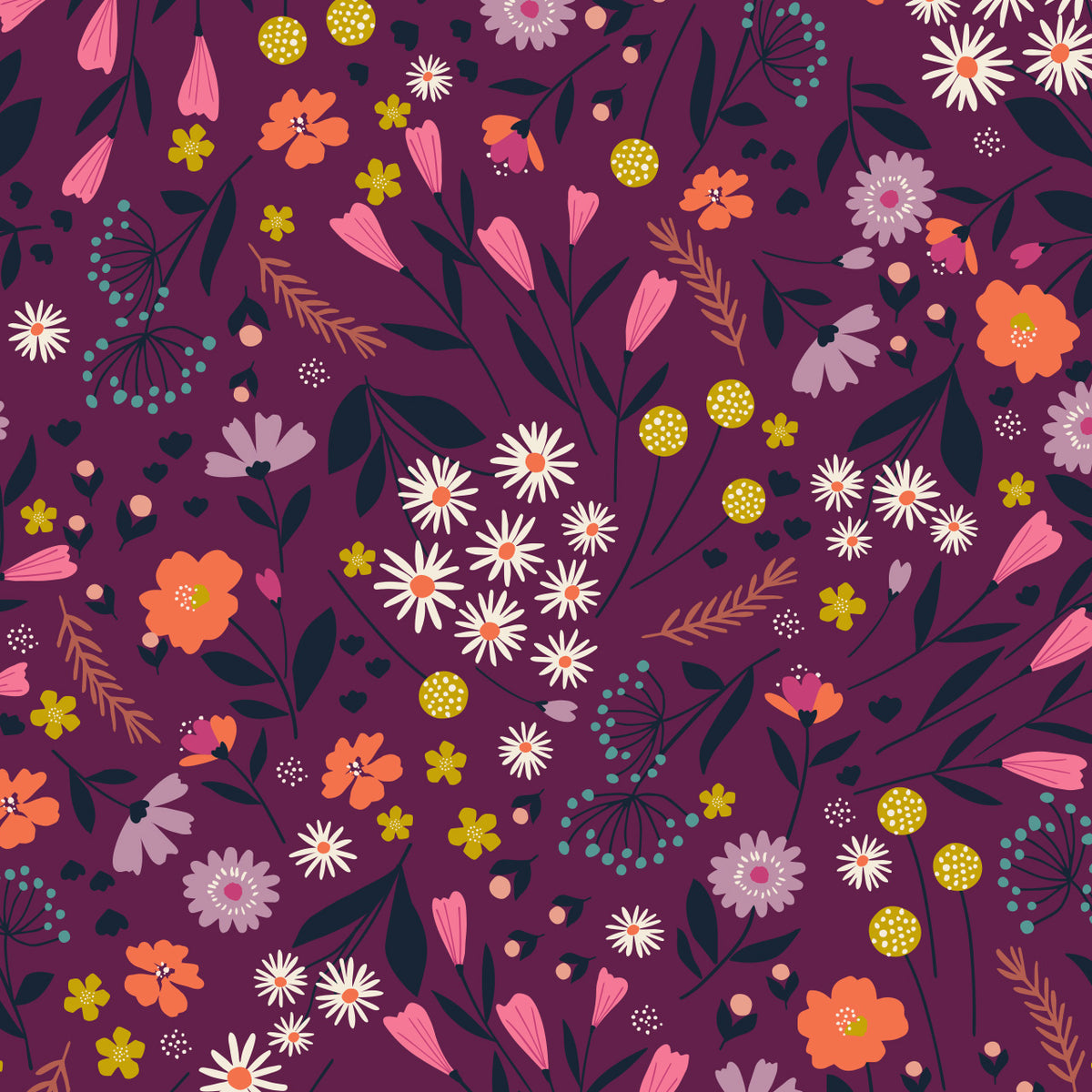 Dashwood Woodland Wander - Flowers - 100% Cotton Fabric – My Sewing Box