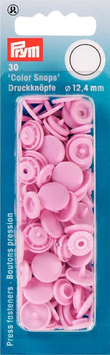 Prym Plastic Colour Snaps Press Fasteners - Pale Pink | Fastenings – My ...