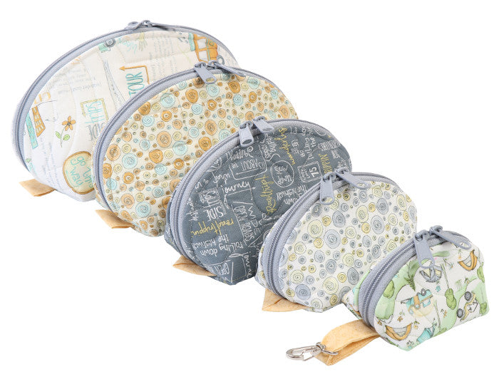 By Annies Bag Sewing Pattern - Clam Up Zippered Pouches | Quilting ...