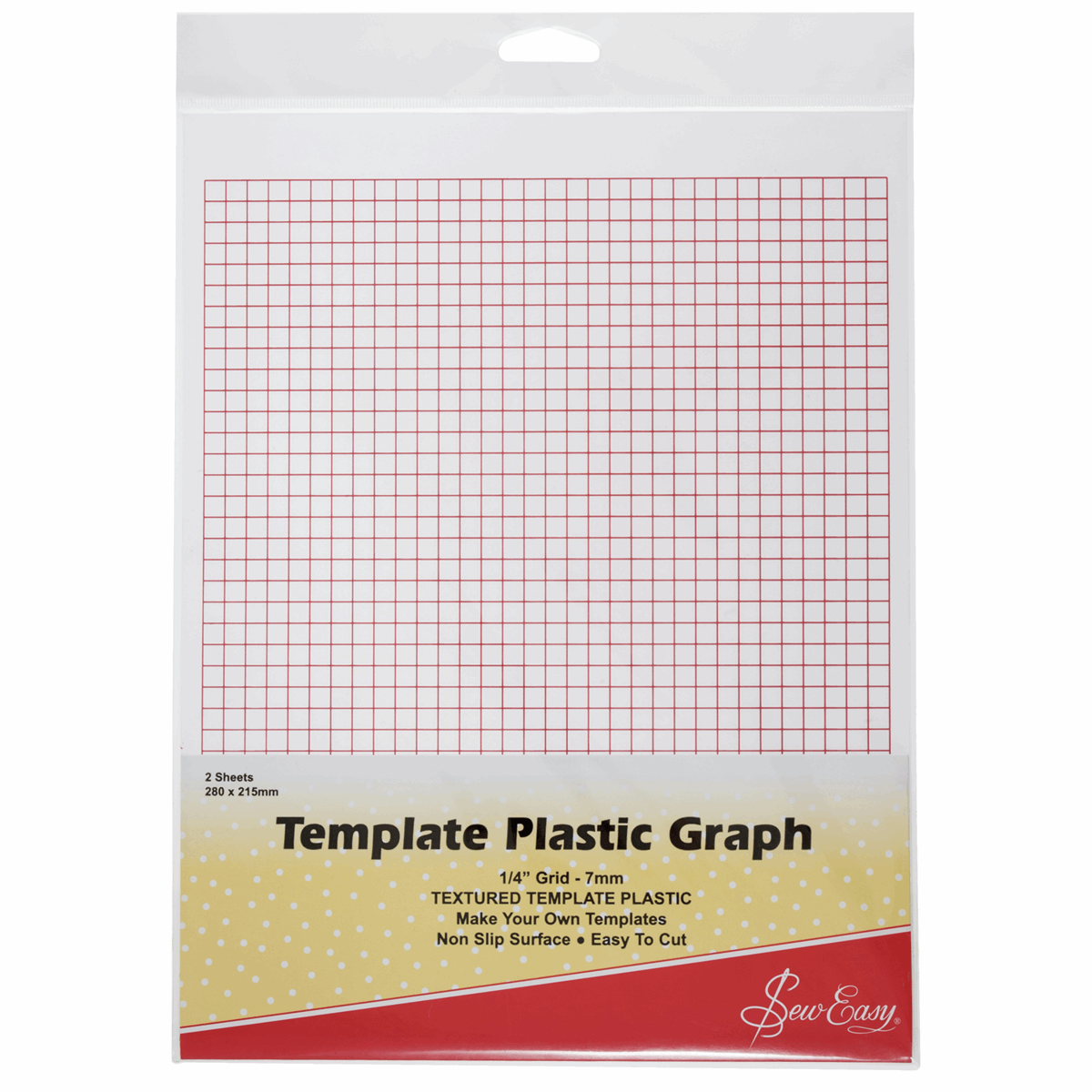 Sew Easy Template Plastic Graph Sheets 2 Pack | Quilting Tools – My ...