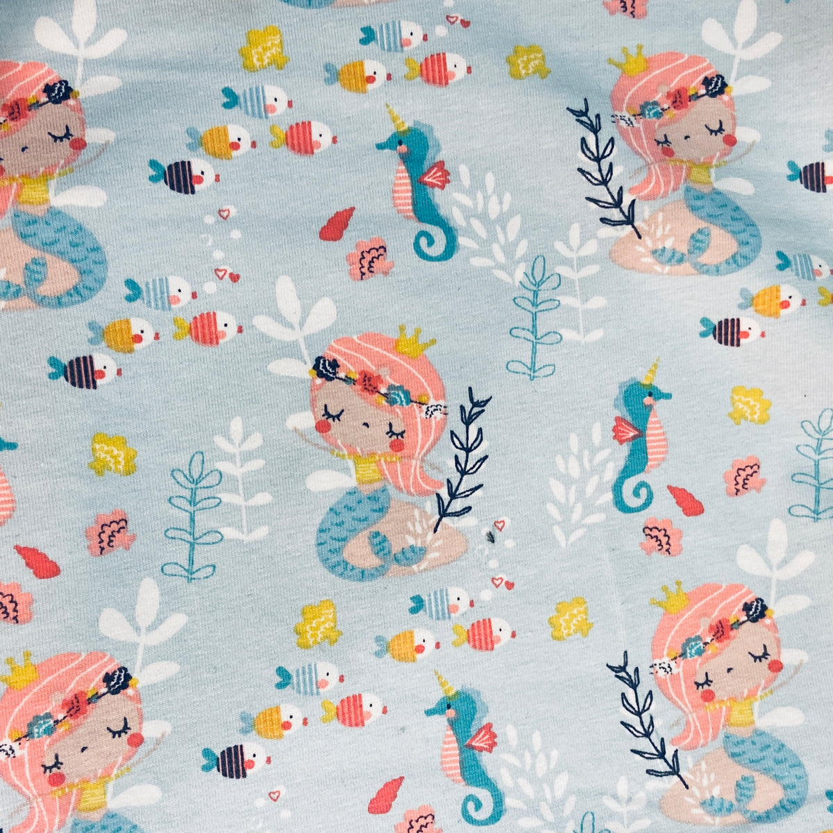 Mermaids 100% Cotton Fabric | Dressmaking Fabrics – My Sewing Box