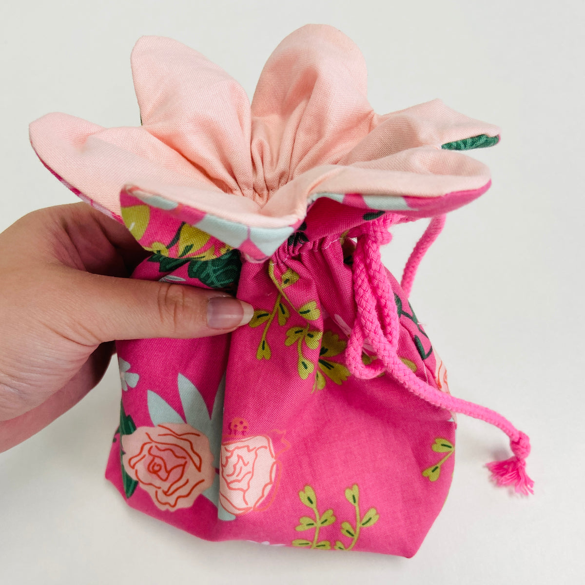 Petal Drawstring Gift Bag - PDF pattern | Downloadable Sewing Patterns ...