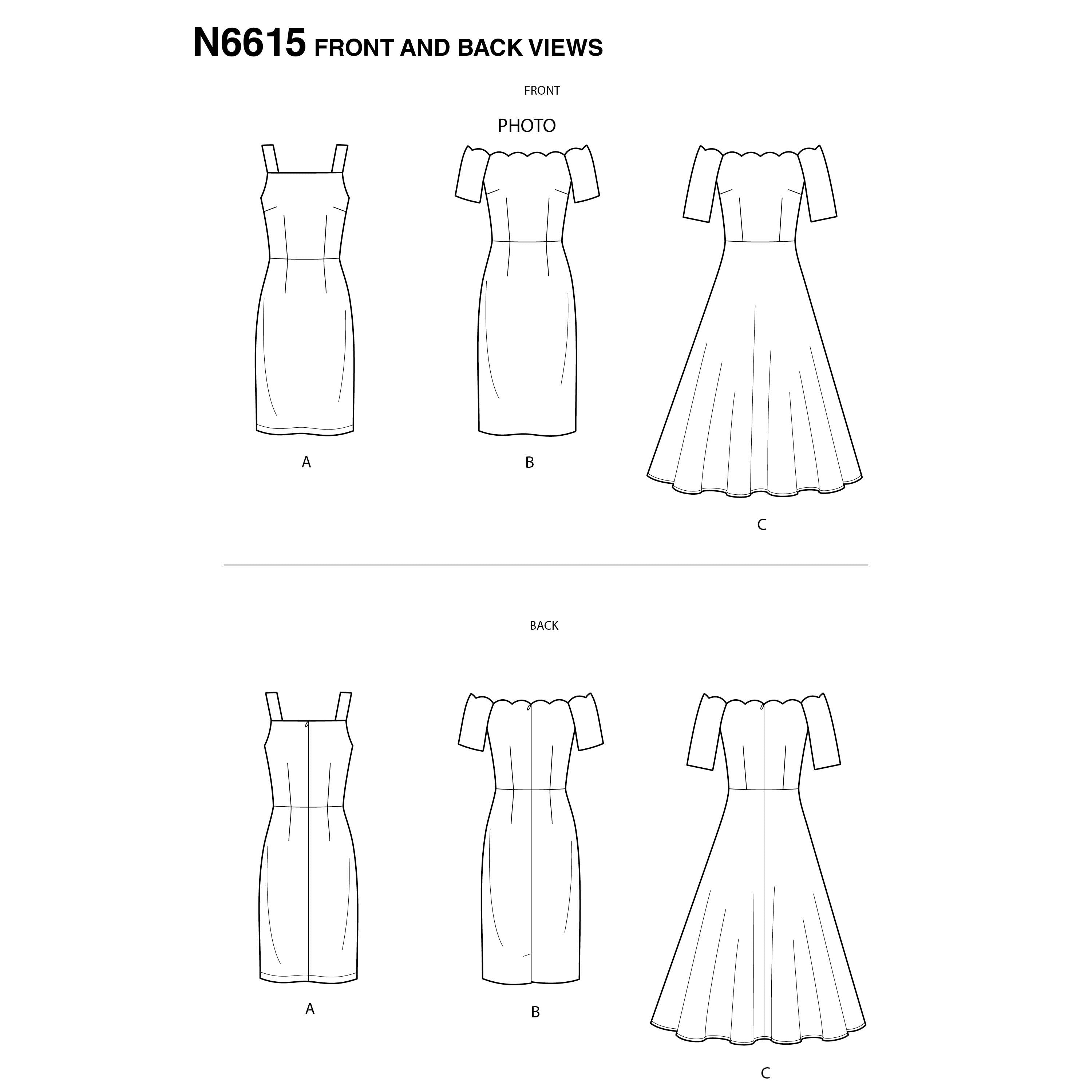 New Look Sewing Pattern N6615 - Misses' Dresses | Sewing Patterns – My ...