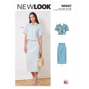 New Look Sewing Pattern N6697 - Top and Skirt – My Sewing Box