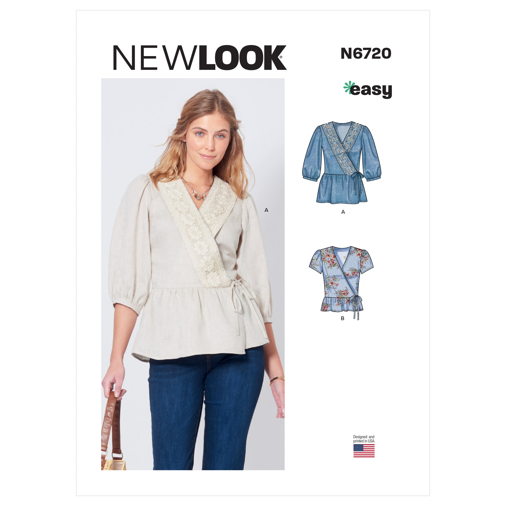 New Look Sewing Pattern 6720 - Misses' Tops – My Sewing Box