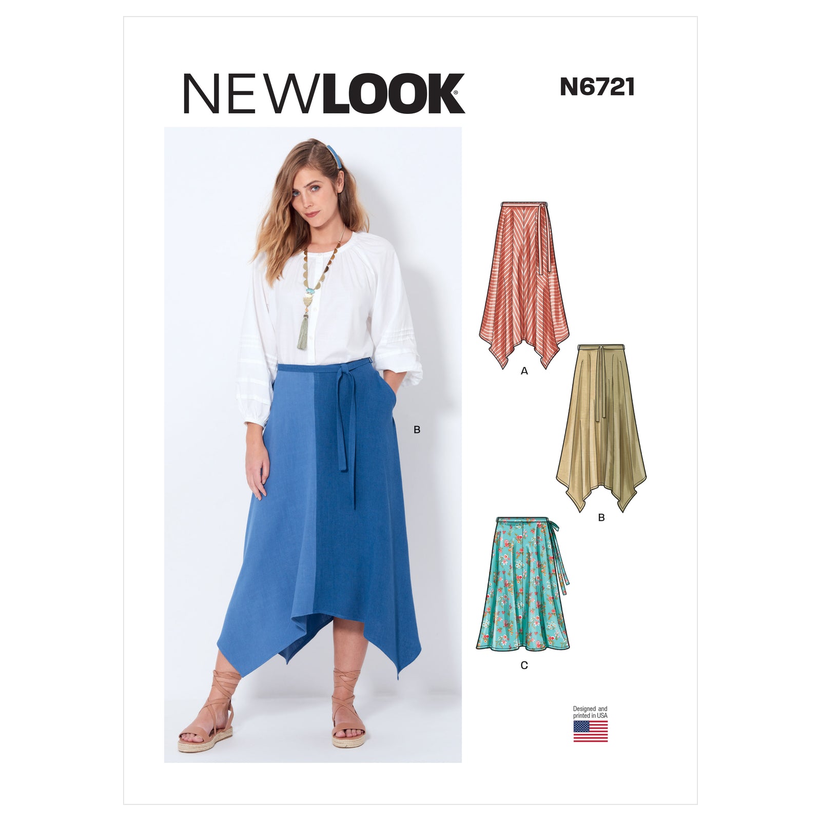 New Look Sewing Pattern 6721 - Misses' Skirts – My Sewing Box