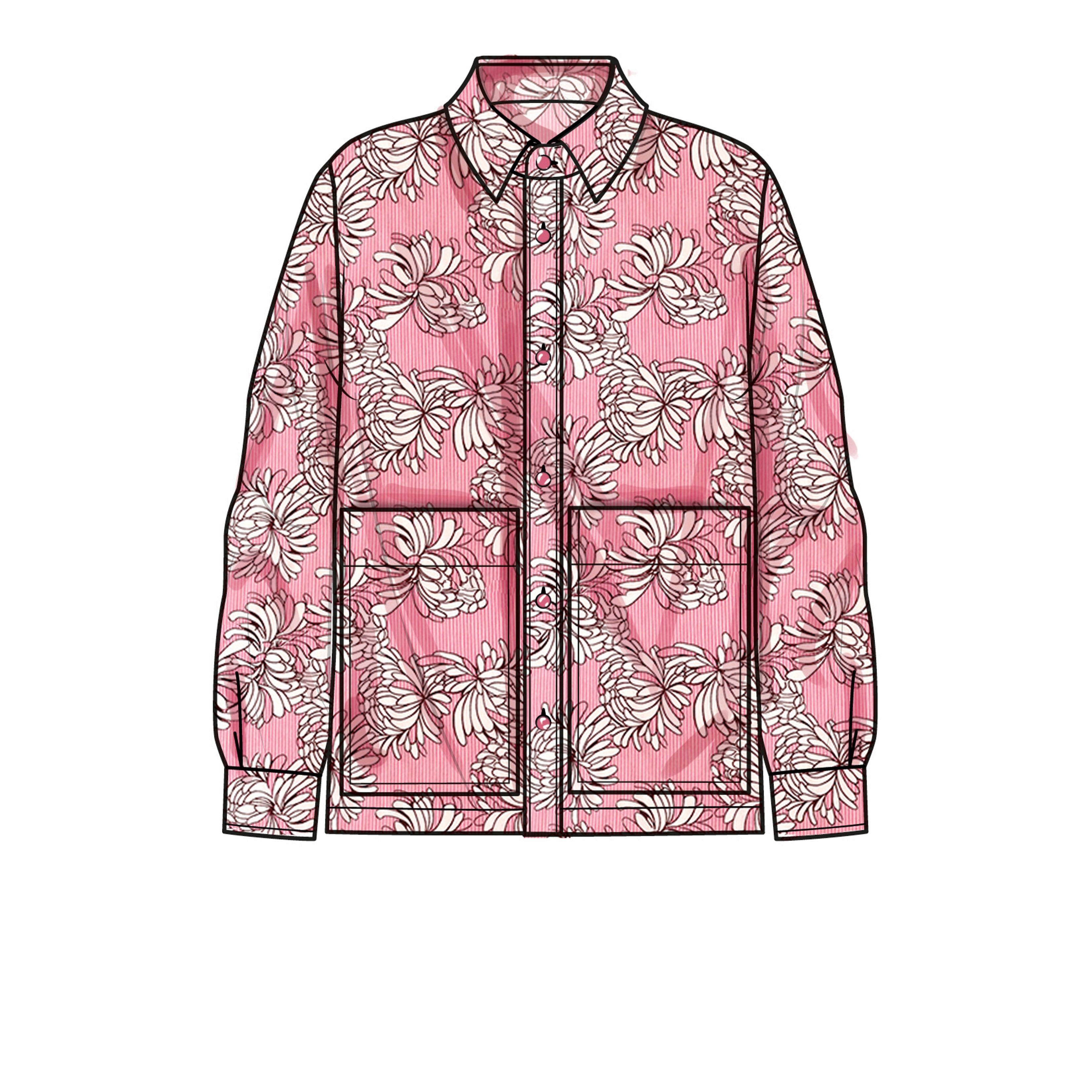 New Look Sewing Pattern 6724 - Unisex Shirt – My Sewing Box