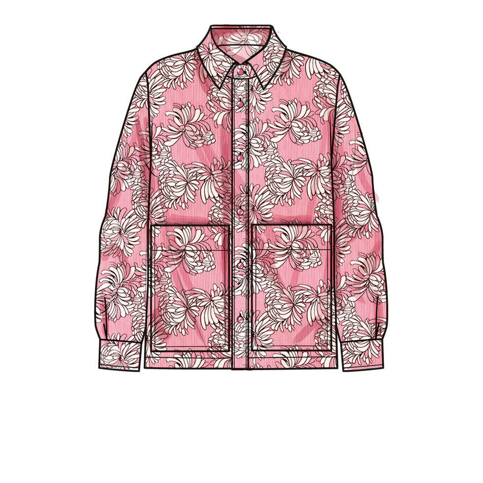 New Look Sewing Pattern 6724 - Unisex Shirt – My Sewing Box