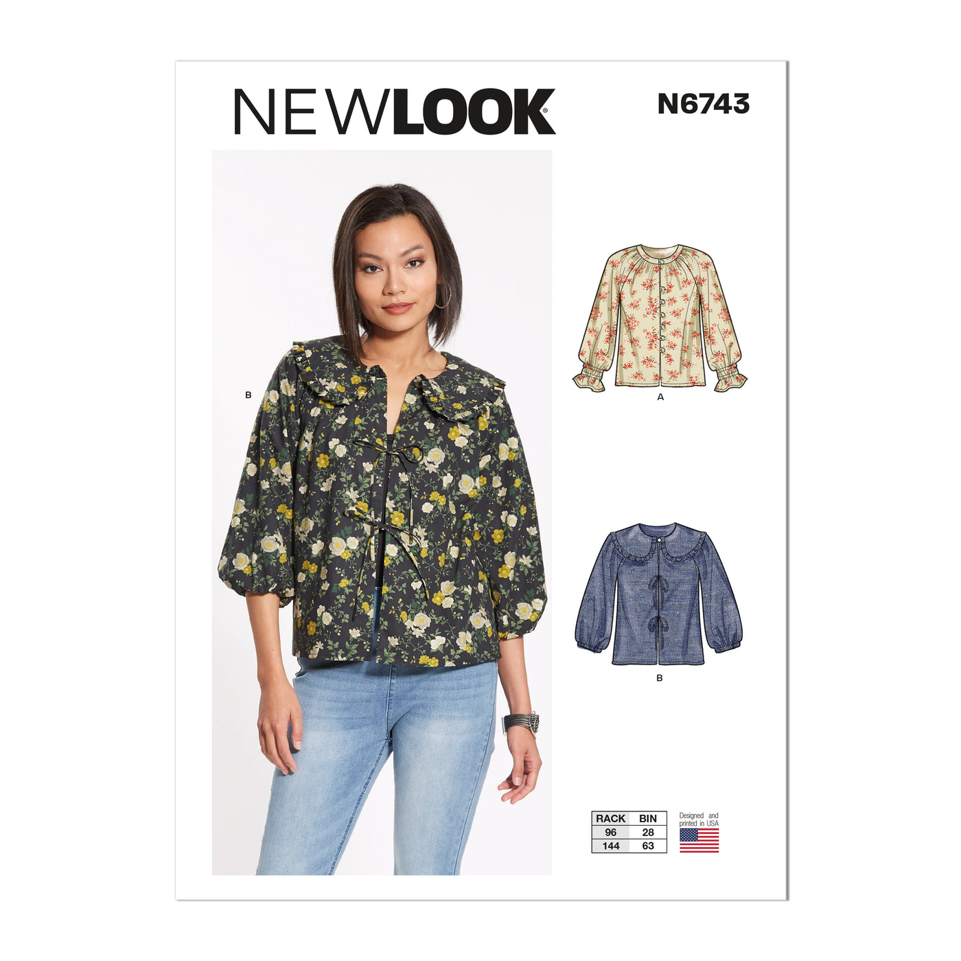 New Look Sewing Pattern N6743 - Misses' Tops – My Sewing Box