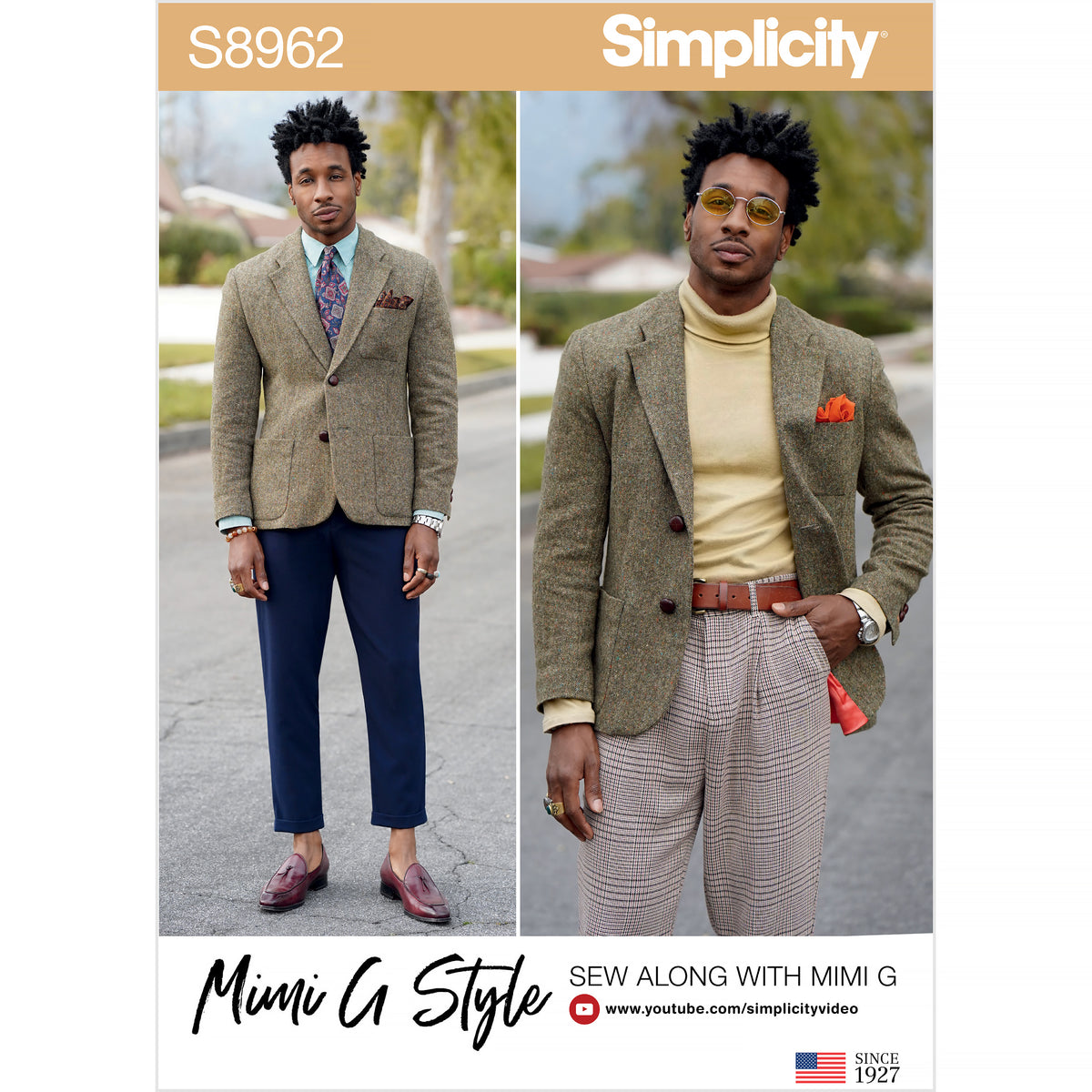 Simplicity Sewing Pattern S8962 - Men's Lined Blazer – My Sewing Box