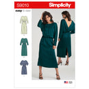 Simplicity Sewing Pattern S9010 - Misses' Dresses with Length Variatio ...