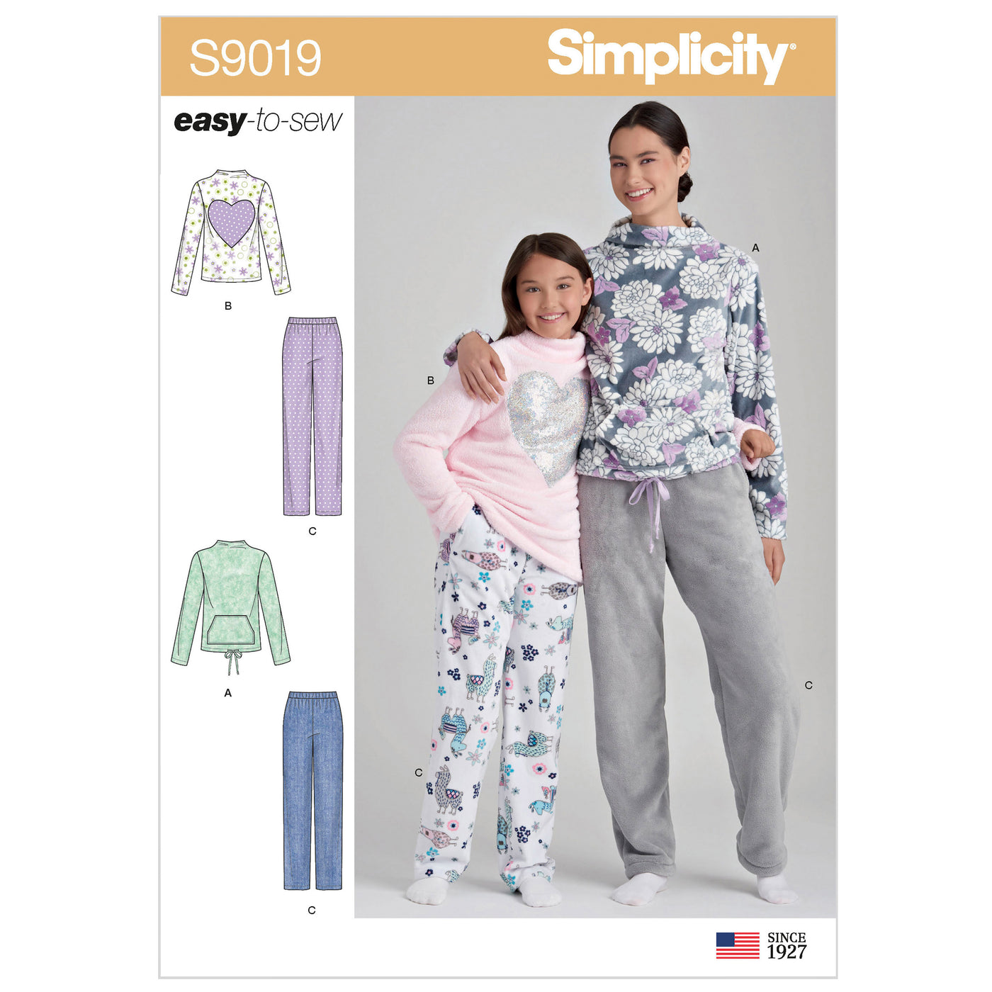 Simplicity Sewing Pattern S9019 - Girls' & Misses' Loungewear – My ...