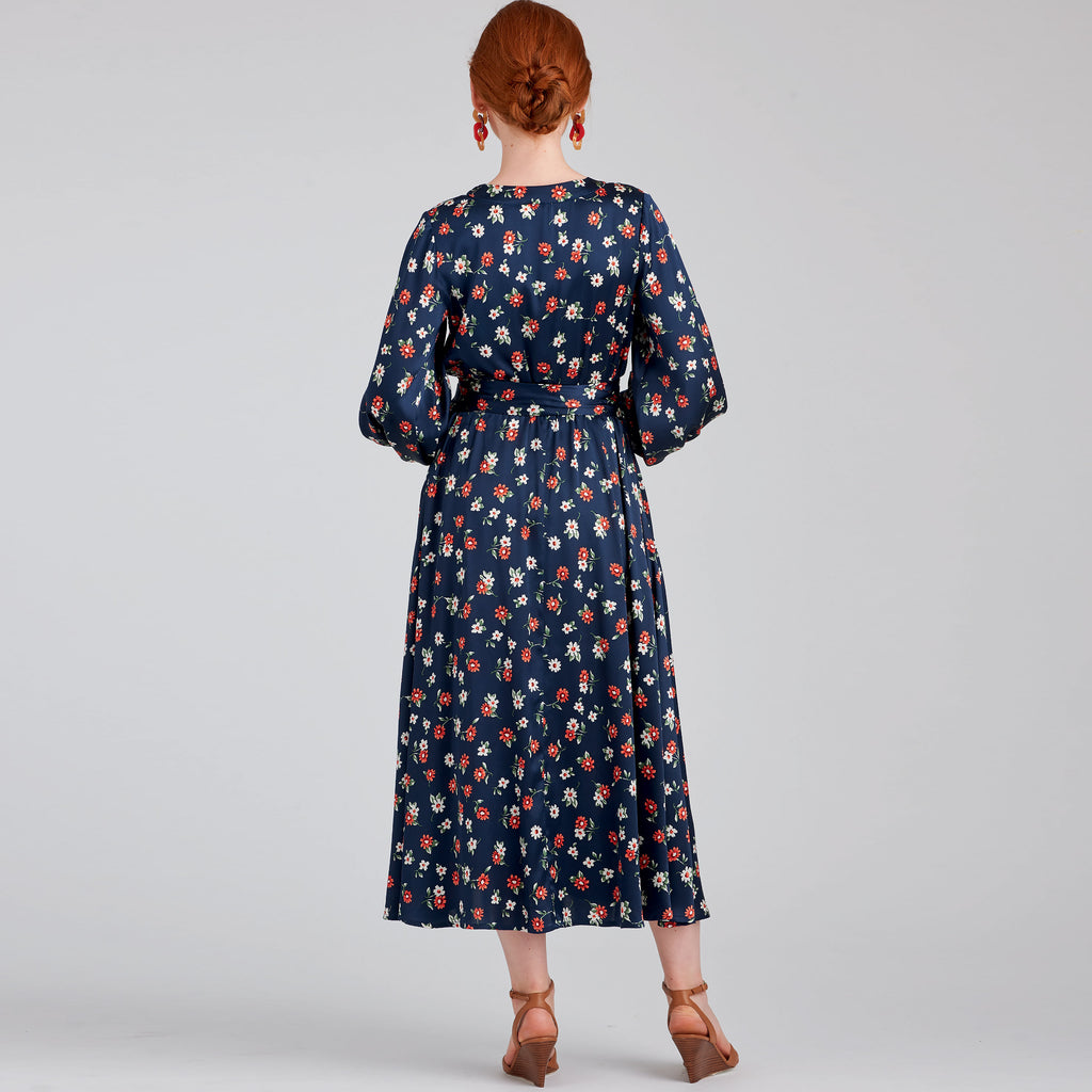 Simplicity Sewing Pattern S9041 - Misses' Front Tie Dress In Three Len ...