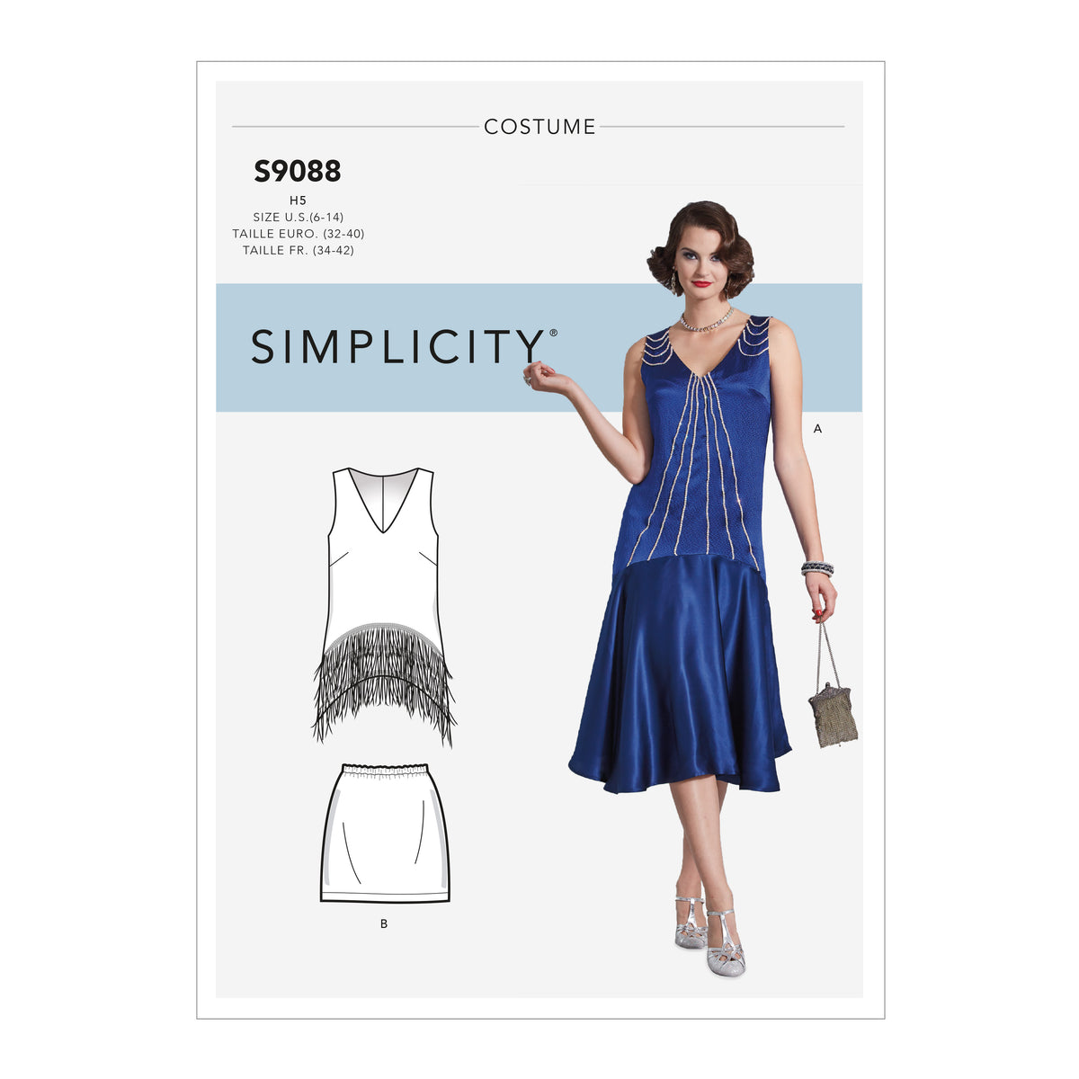 Simplicity Sewing Pattern S9088 - Misses' Flapper Costumes – My Sewing Box