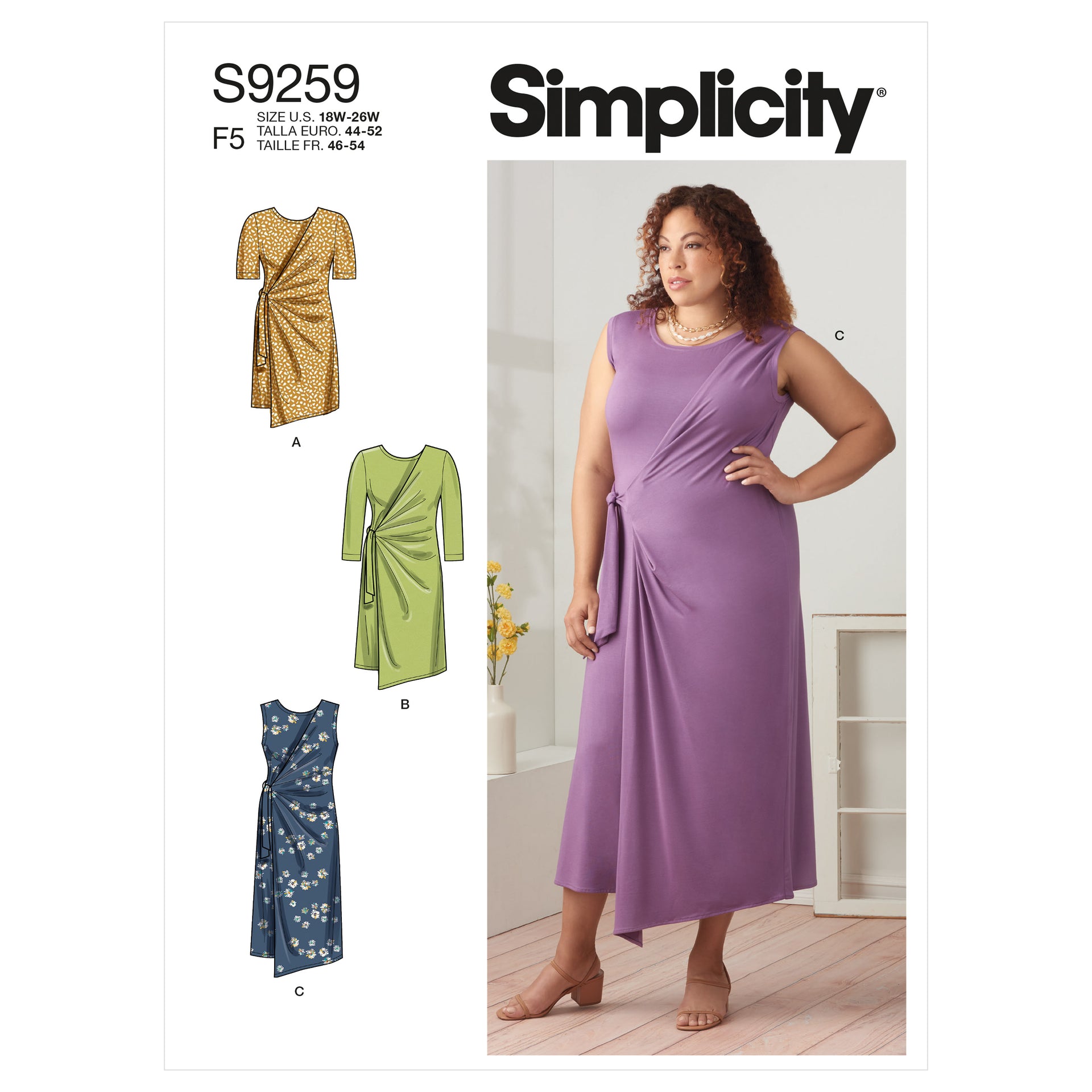 Simplicity Sewing Pattern S9259 - Women's Knit Dresses & Tunic – My ...