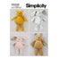 Simplicity Sewing Pattern S9306 - Plush Bears & Bunnies in Two Sizes ...