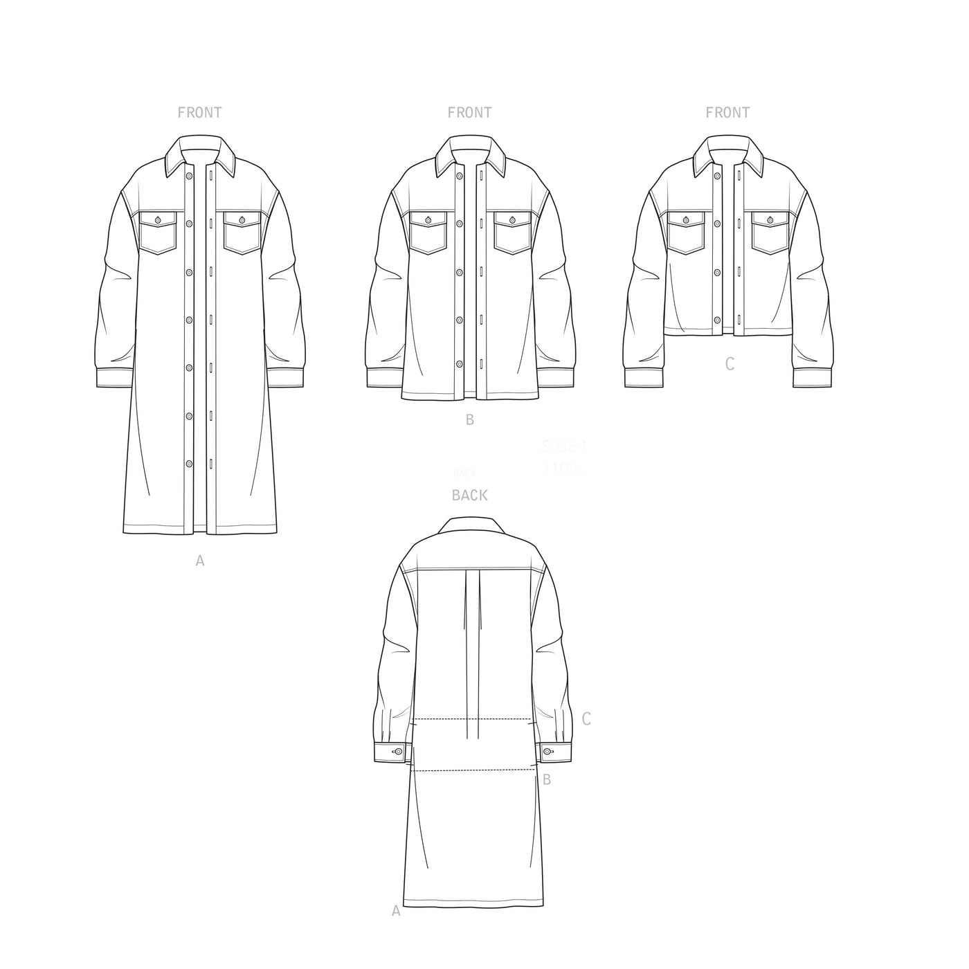 Simplicity Sewing Pattern S9388 - Unisex Shirt Jackets – My Sewing Box