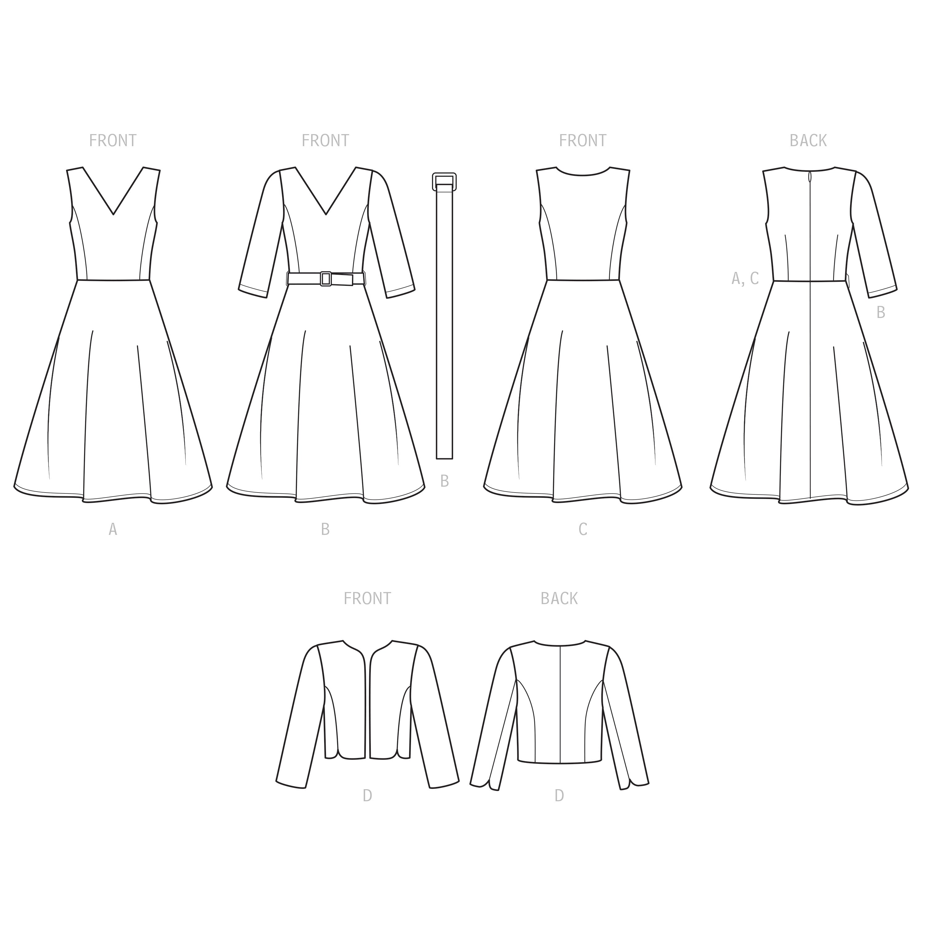 Simplicity Sewing Pattern S9473 - Misses' Dresses and Jacket – My ...