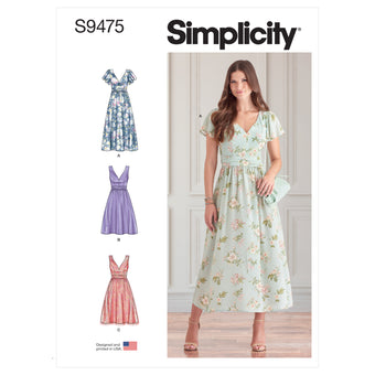 Simplicity Sewing Pattern S9475 - Misses' Dresses – My Sewing Box