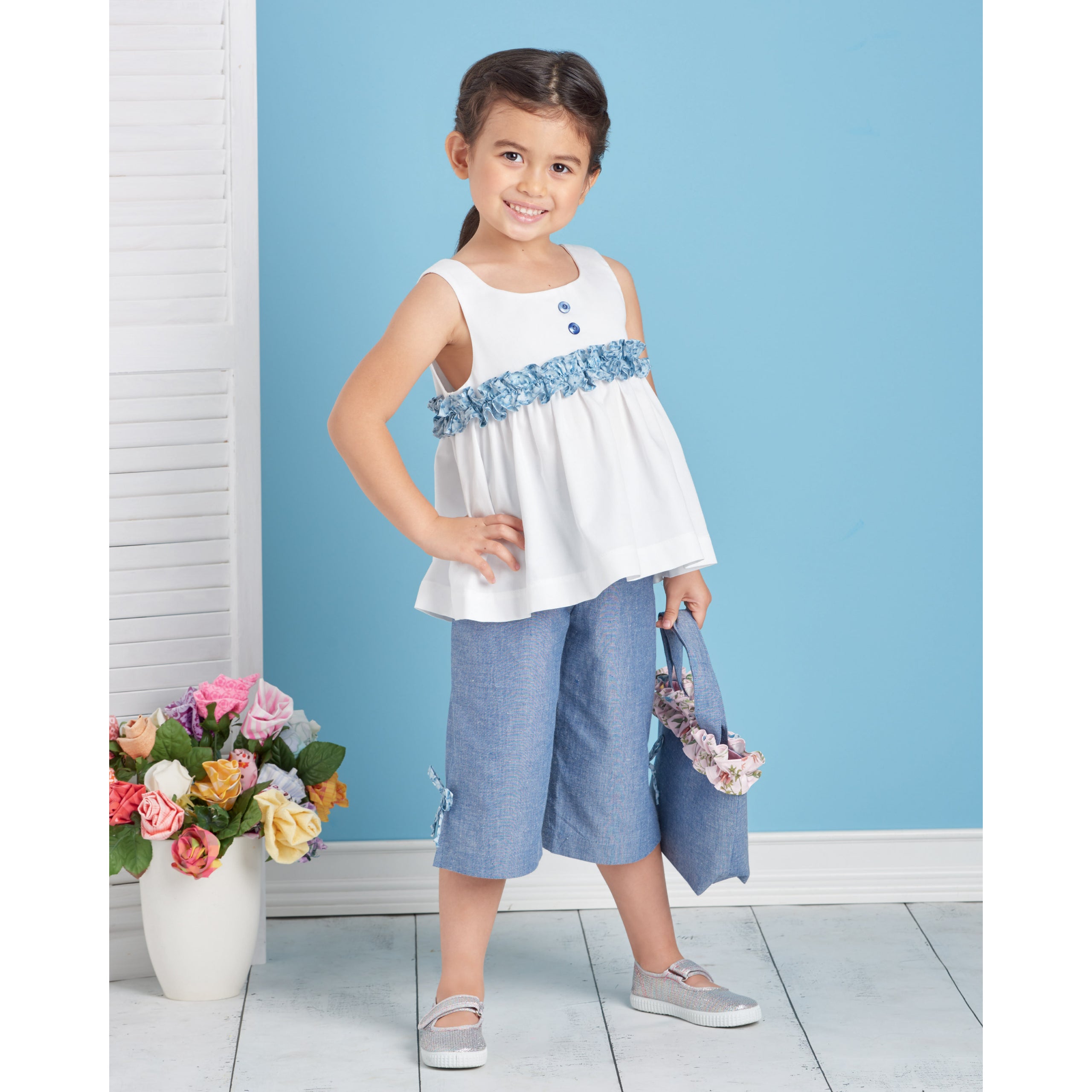 Simplicity Sewing Pattern S9559 - Children's Dress, Top, Pants, Purses ...