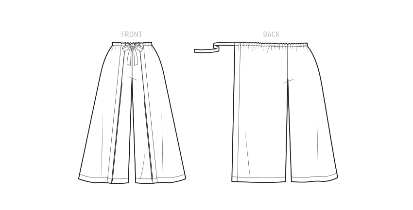 Simplicity Sewing Pattern S9595 - Misses' Super Jiffy Wrap and Tie Pan ...