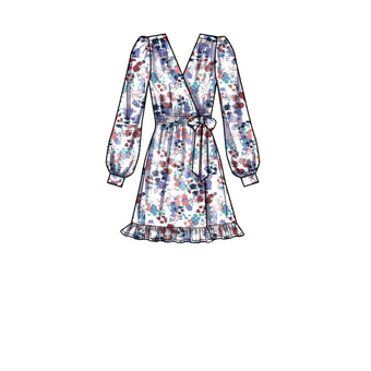 Simplicity Sewing Pattern S9639 - Misses' Midi Wrap Dress – My Sewing Box