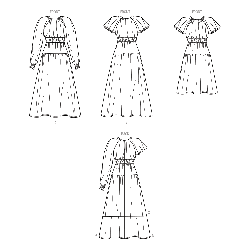 Simplicity Sewing Pattern S9678 - Misses' Dress with Sleeve and Length ...