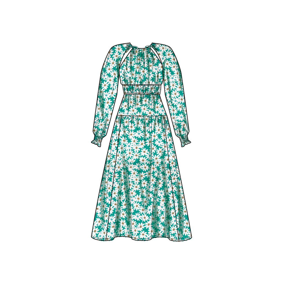 Simplicity Sewing Pattern S9678 - Misses' Dress with Sleeve and Length ...