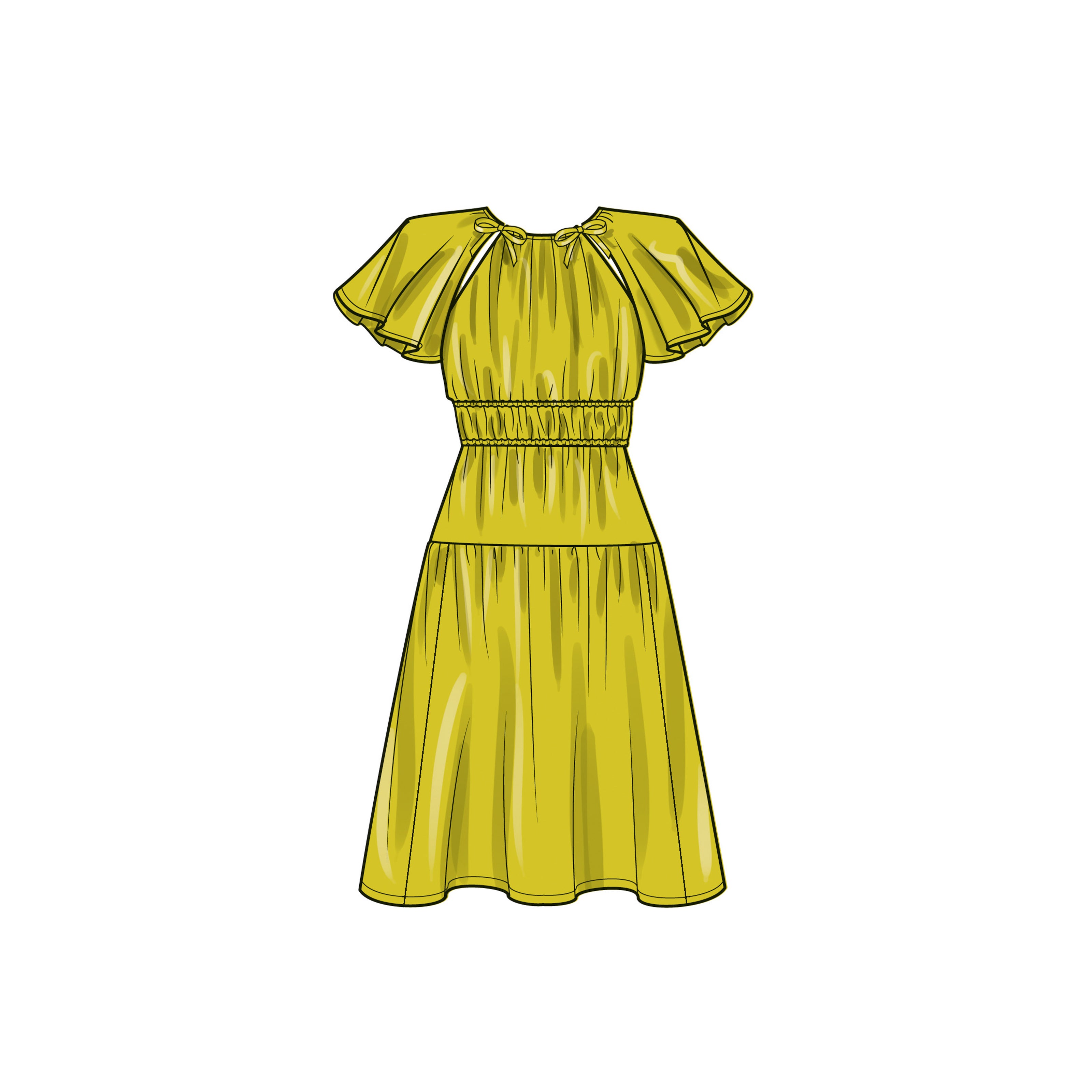 Simplicity Sewing Pattern S9678 - Misses' Dress with Sleeve and Length ...