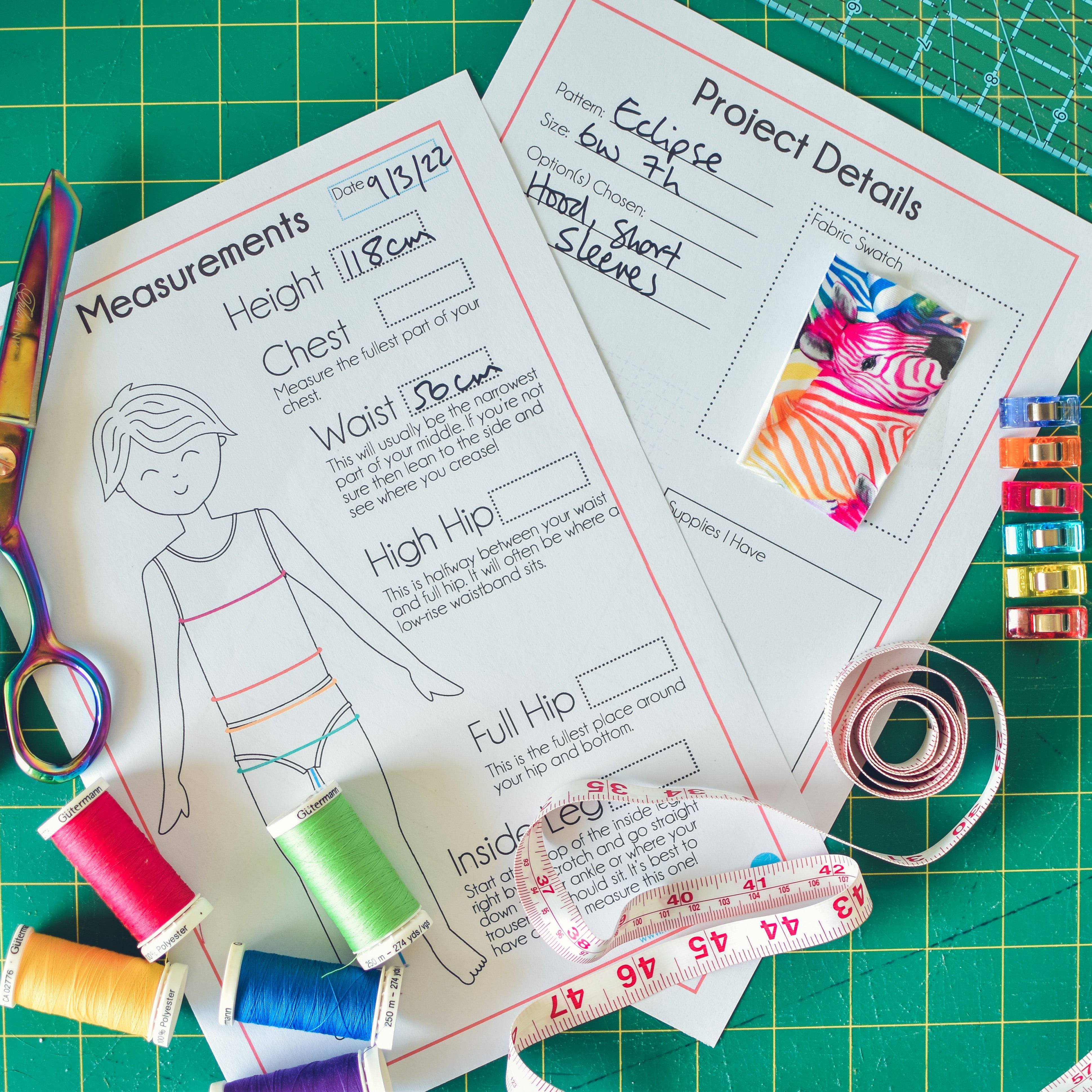 Waves & Wild Sewing Planner | PDF Sewing Patterns – My Sewing Box