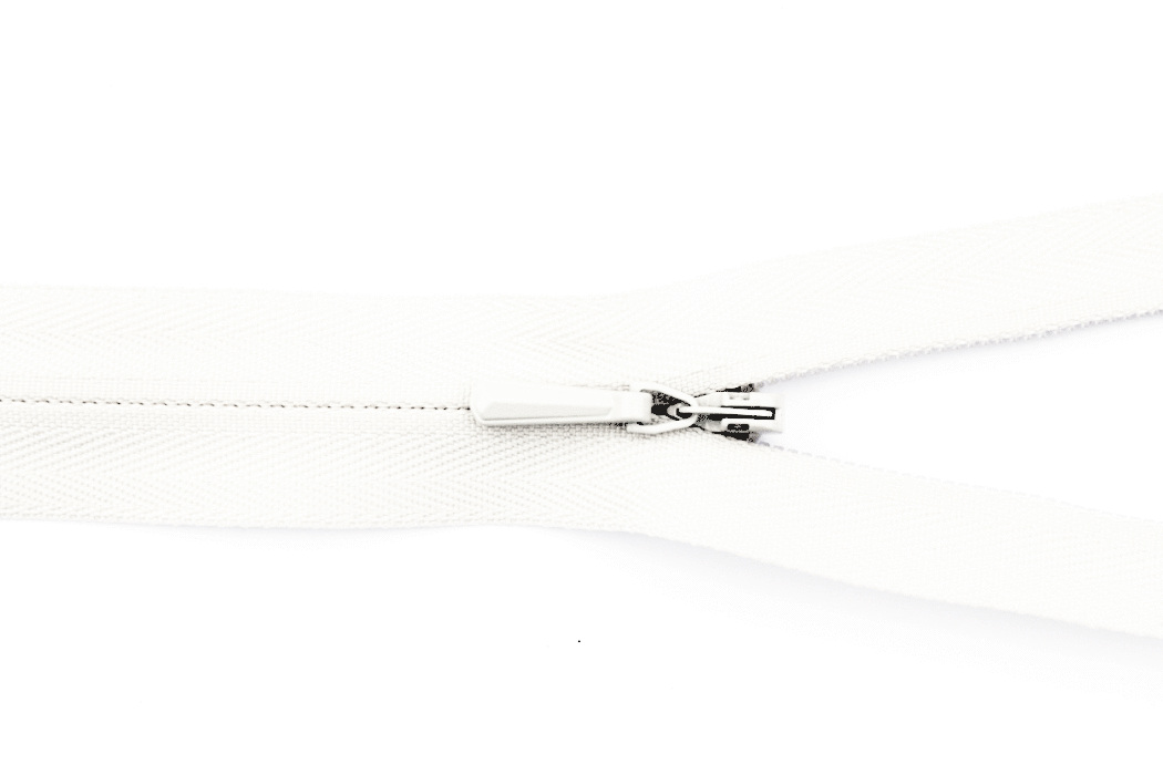 20cm/8 inch Concealed Zip - White | Zips – My Sewing Box
