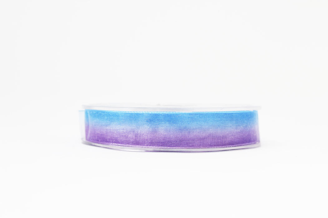 May Arts 16mm Blue/Purple Ombre Sheer Ribbon | Ribbons and Trims – My ...