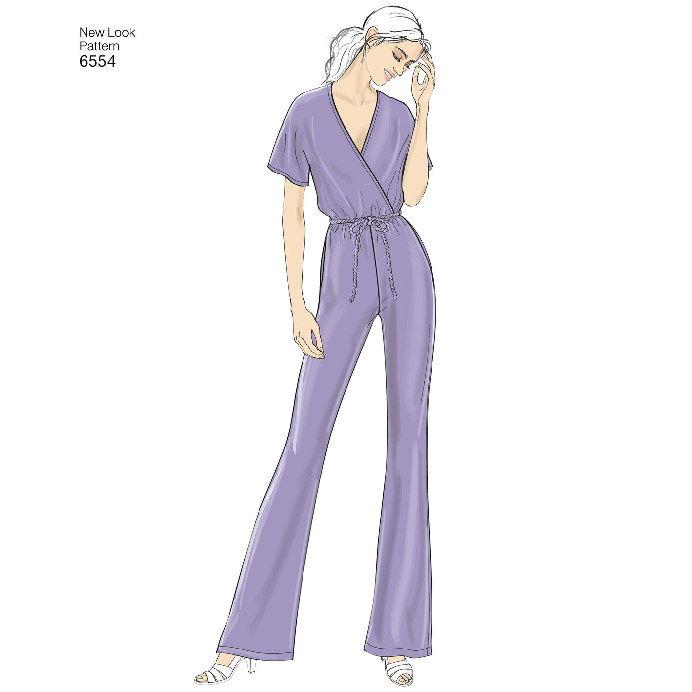 New Look Sewing Pattern 6554 - Women's Knit Jumpsuit and Dresses – My ...