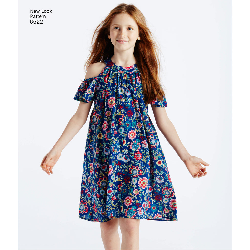 New Look Sewing Pattern 6522 - Child's and Girls' Dresses and Top – My ...
