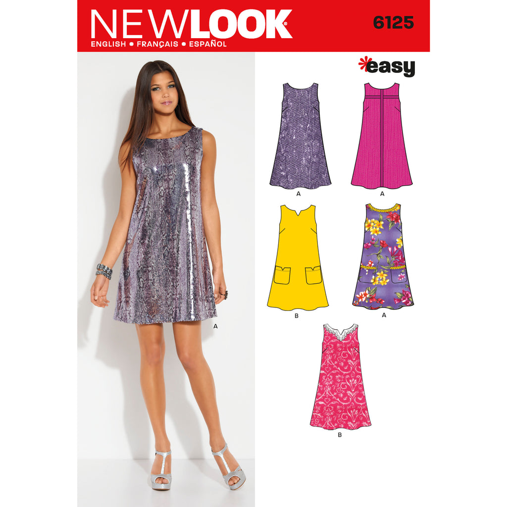 New Look Sewing Pattern 6125 - Misses' Dress | Sewing Patterns – My ...