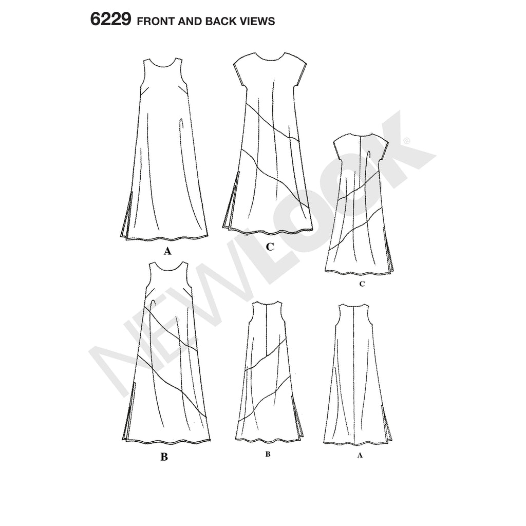 New Look Sewing Pattern 6229 - Misses Dresses | Sewing Patterns – My ...