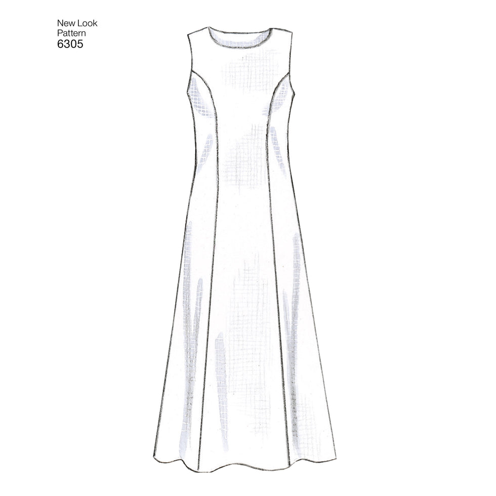 New Look Sewing Pattern 6305 - Misses Dresses – My Sewing Box