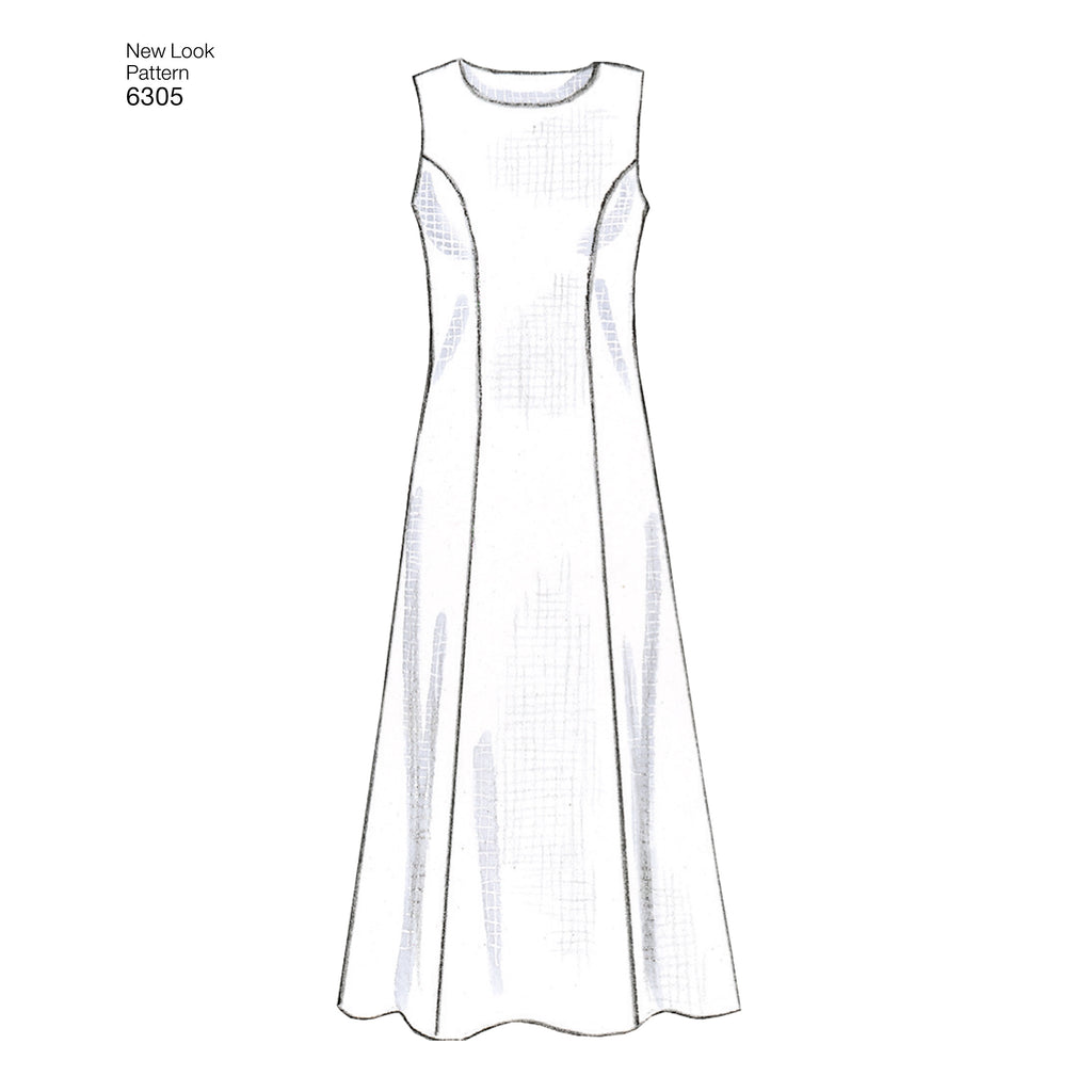New Look Sewing Pattern 6305 - Misses Dresses – My Sewing Box