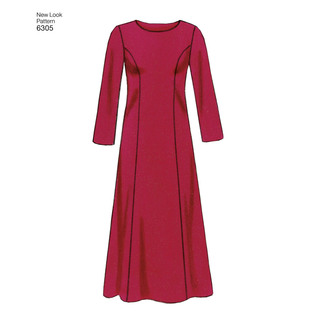 New Look Sewing Pattern 6305 - Misses Dresses – My Sewing Box