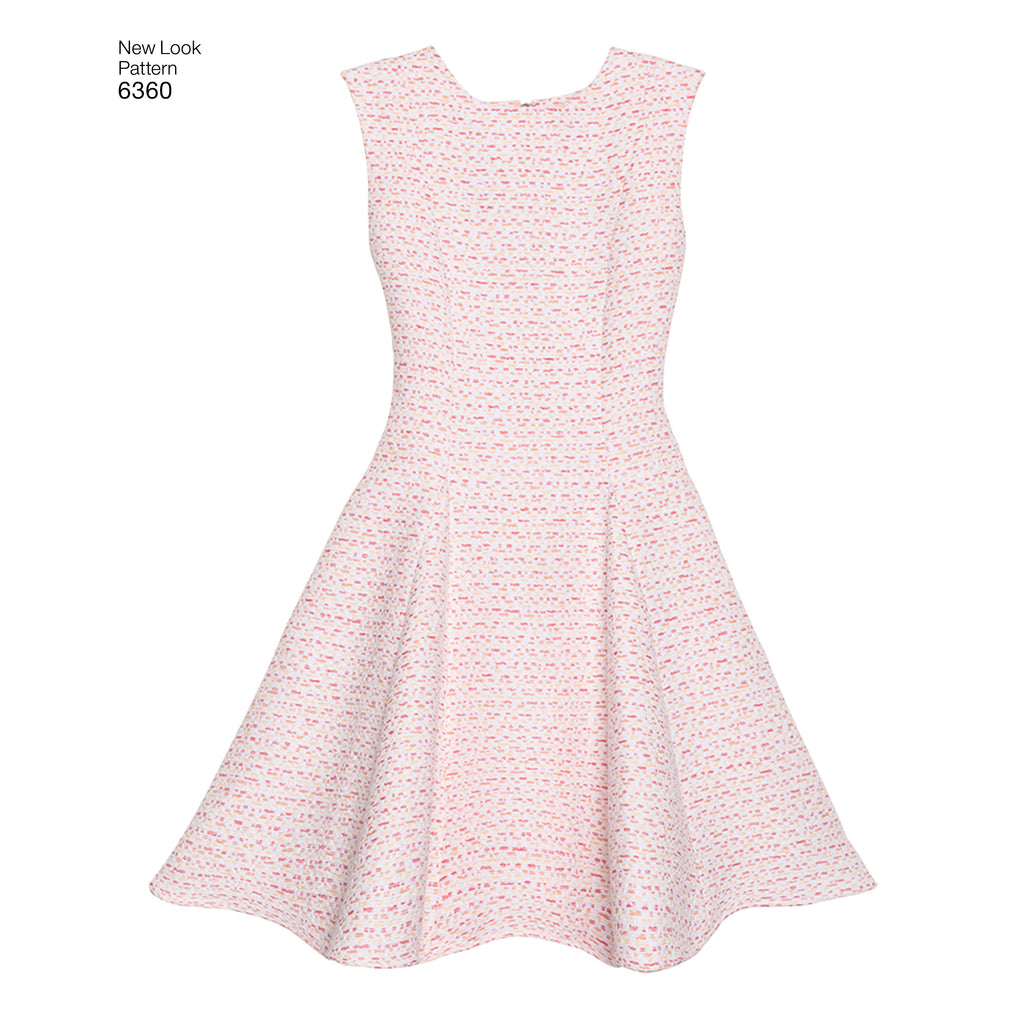 New Look Sewing Pattern 6360 - Girls' Sized for Tweens Dress | Sewing ...